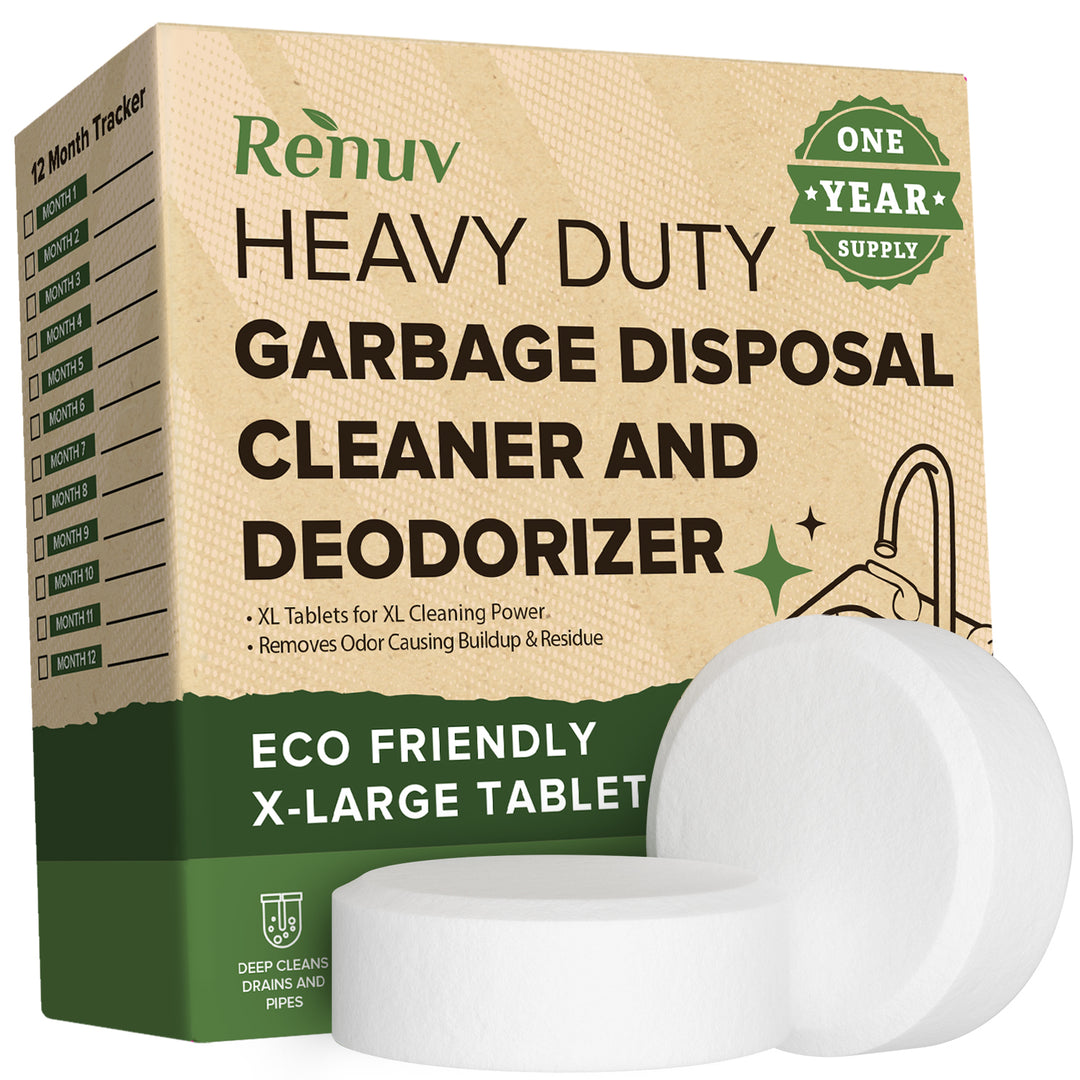 Garbage Disposal Cleaner Deodorizer Tablets Heavy Duty, Odor Eliminato